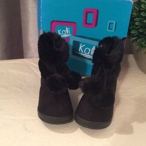 Kalli | Shoes | New Little Girls Faux Suede Boots By Kalli | Poshmark